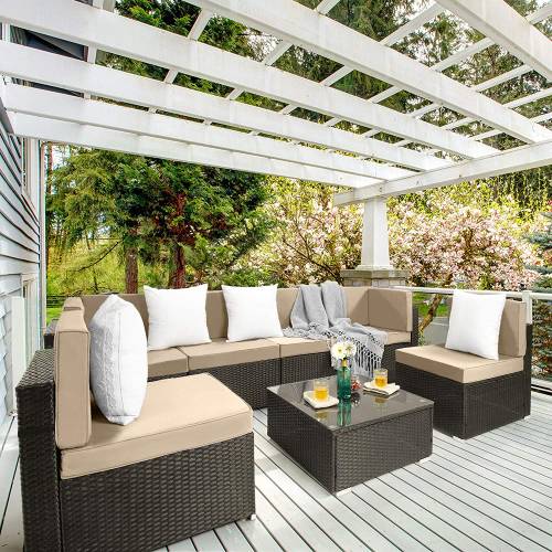 10 Pool Deck Furniture Ideas | Chaise Lounge, Dining Table, Fire Pit